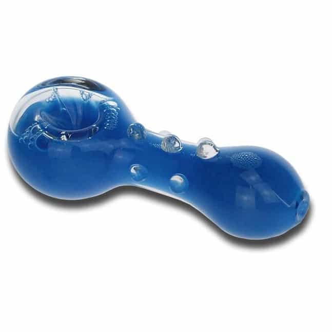 Cooling Pipe Glass "Blue Liquid" - Doobie Shop