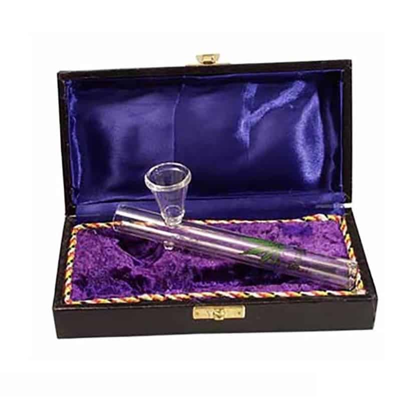 Smoking Pipe in Wooden Box - Doobie Shop