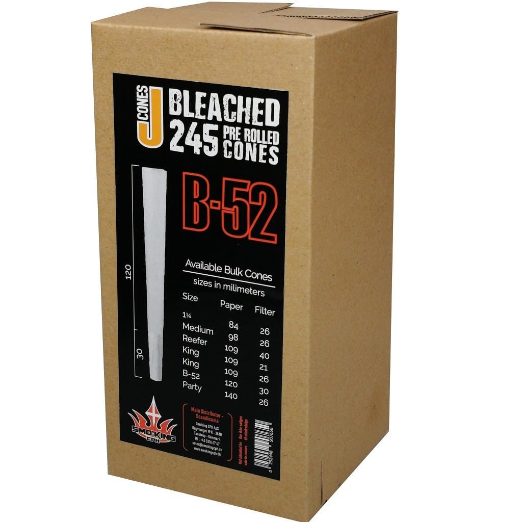 Jware B-52 Size 245 Paper Cones - Doobie Shop